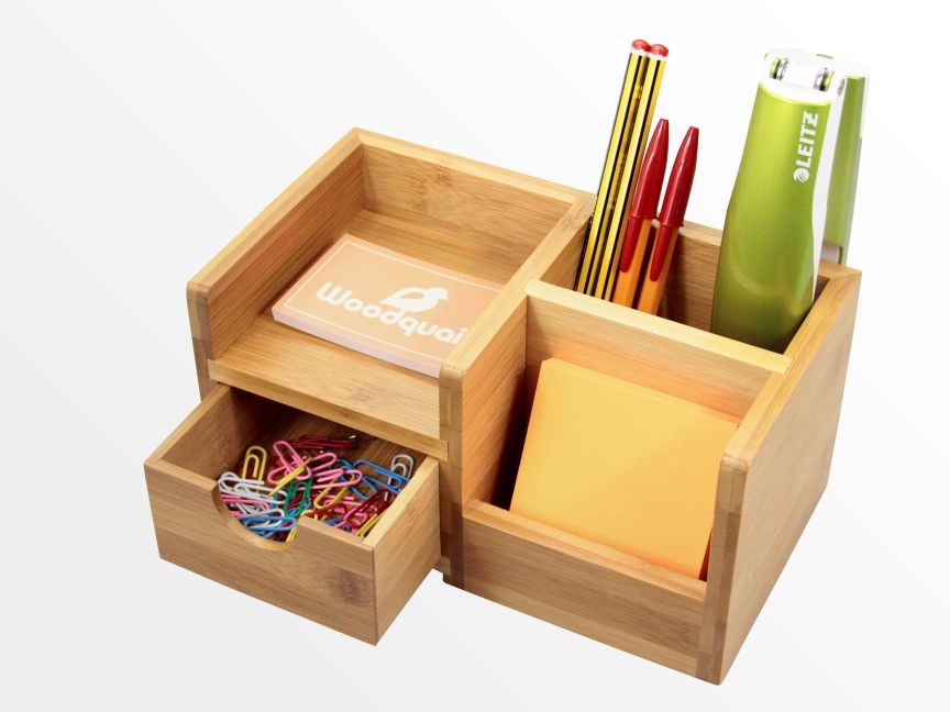 Desk Organiser Pen Holder And Drawer Bamboo Stationery Box Office Desk Organiser Pen Holder And Drawer Bamboo Stationery Box Office